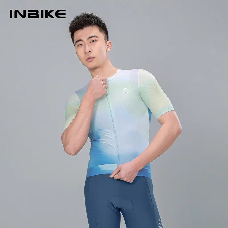 INBIKE Men Short Sleeve Cycling Jersey Breathable