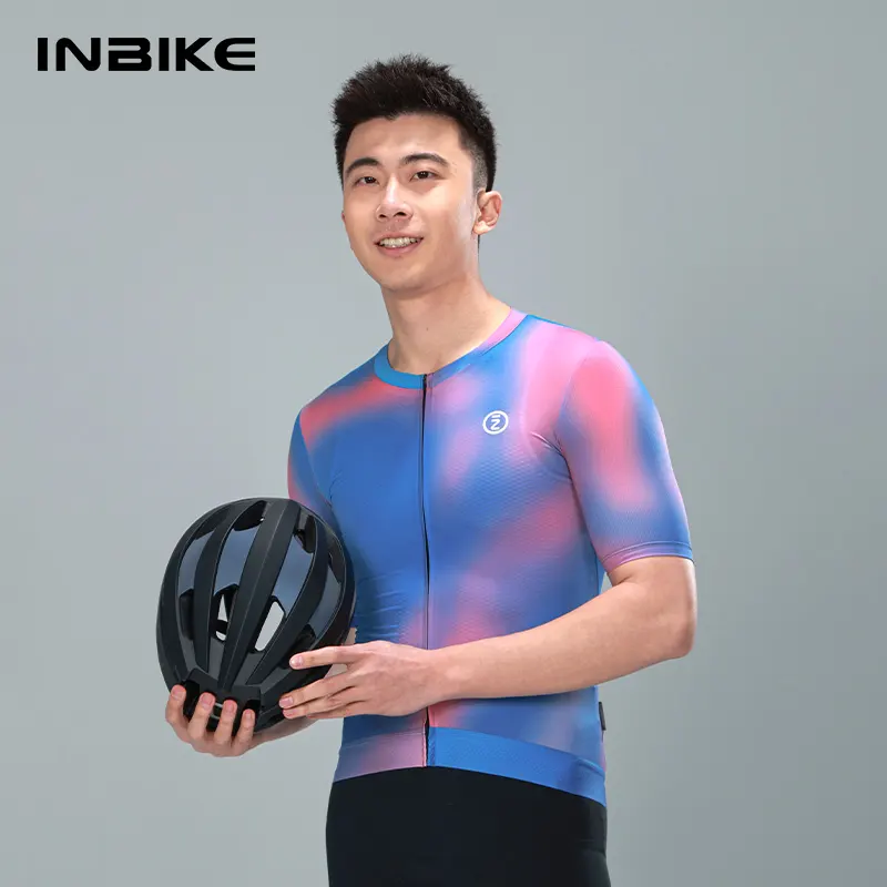 INBIKE Men Short Sleeve Cycling Jersey Breathable